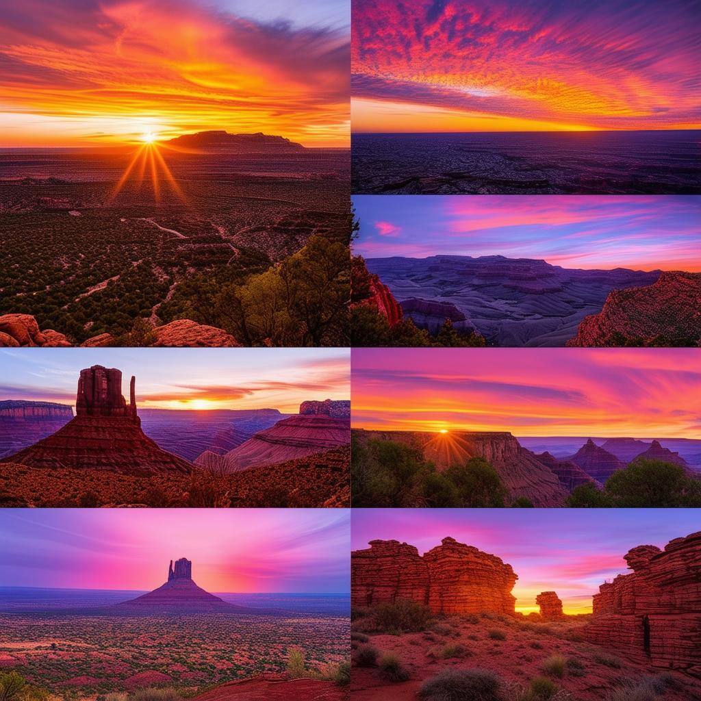 Arizona's Colorful Skies With Arizona Shuttle - Beautiful Images